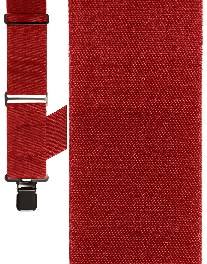 "Red Side Clip Wide" Suspenders – SuspendersInStock.com